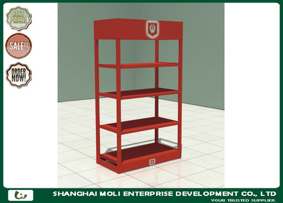 China Black White Red Heavy Metal Racks Silk Printing Steel Tube Iron Mesh distributor