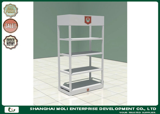 China Heavy Customized Floor Display Rack In Supermarket Promotional distributor