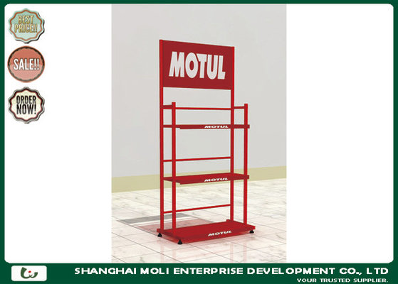 China Three Tiers Oil Display Rack Graphic Printed On Header Fish Tank Aquarium distributor