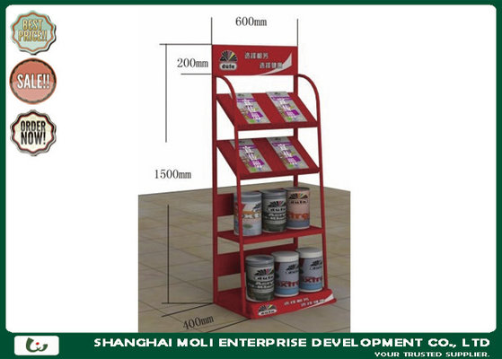 China Perforated Plate Back Oil Display Rack Excellent Overall Performance distributor