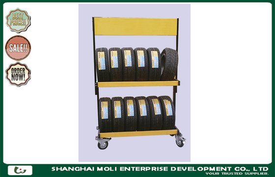 China Foldable steel rolling tire storage rack for warehouse stacking rack distributor