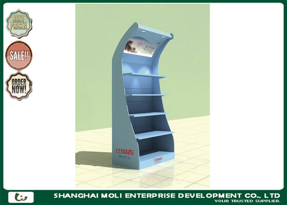 China OEM & ODM oil bottle rack free standing shelf for Retail shop display distributor