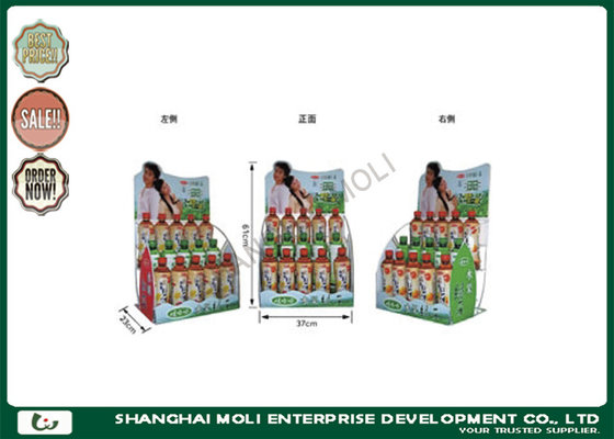 China Colorful counter top soft drink shelf wire rack displays for supermarket distributor