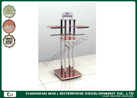 China Durable metal tube department store , retail clothes rack multi clothes hanger display distributor