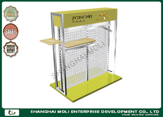 China Children clothes shop retail garment racks , clothing display rack Powder Coating / Chrome distributor