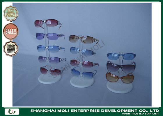 China 1 column counter clear acrylic glasses display rack , sunglass display holder distributor