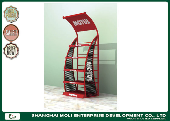 China Attractive Fred Standing Oil Display Rack Three Tier Lubricating Oil Display Rack distributor