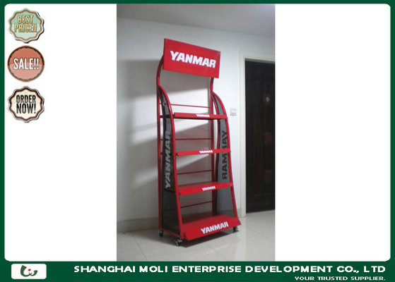 cheap Four Shelves Bread Display Rack Promotional Shelves For Lubricant Bottles