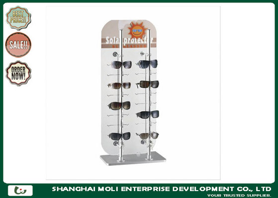 cheap Customized Acrylic Glasses Display Rack 250W*150D*500H Mm OEM ODM