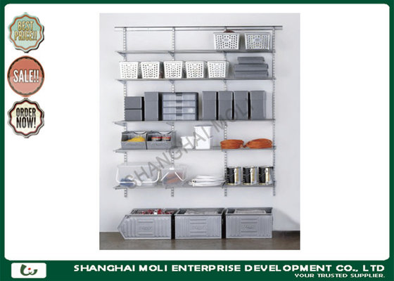 cheap Metal Wire deck longspan storage rack , Shelf Storage Unit Zinc or Chrome plated