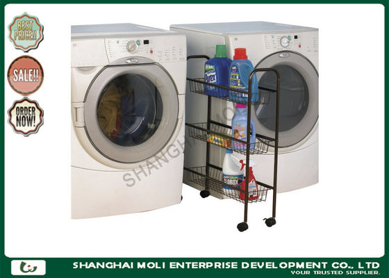 cheap Household bathroom fitting display shelf storage unit in laundry , wire shelving units
