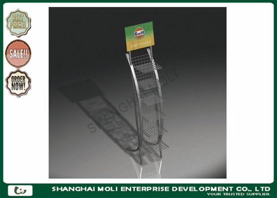 cheap Promotion library book shelf , metal wire magazine display racks for shop