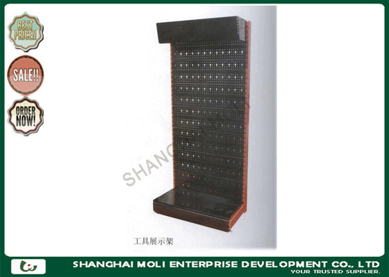 cheap Peg board hooks hanging tool storage rack steel metal display stand for Retail store