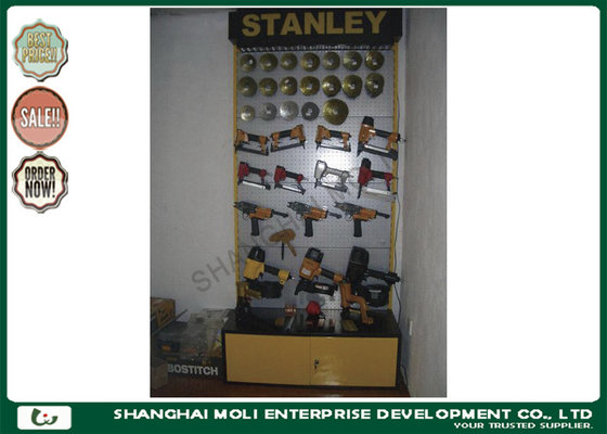 cheap Knock down shelving singe side tool display rack with bottom for shop