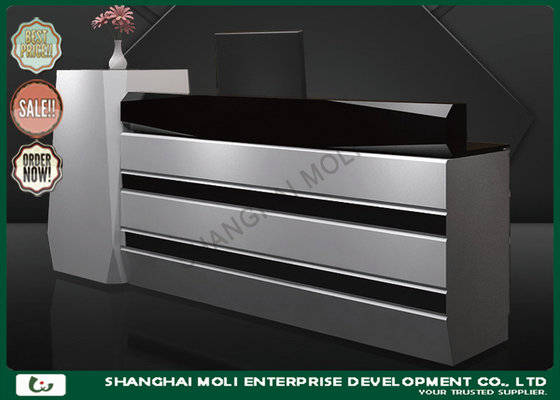 cheap OEM & ODM Large wooden cash counter in shops , cash register display counter