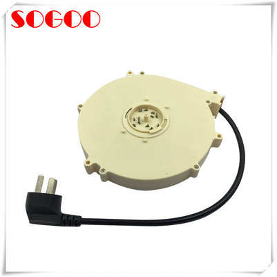 Slim 3 Core Retractable Power Cord Assembly Extremely Compact OEM / ODM Available