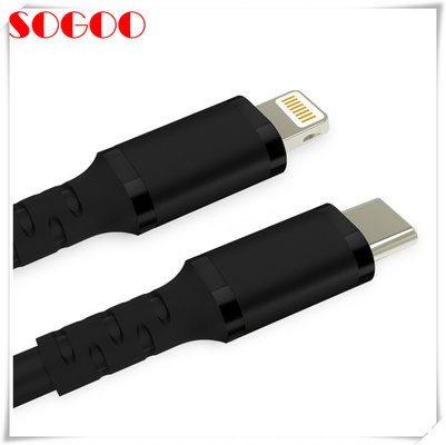 Quick Charging Custom Lightning Cable Type C To C94 Connector For Apple IPhone MAC