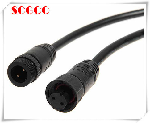 Reliable Waterproof Cable Assembly , Electrical Power Cable For LED 2 pin 4 pin