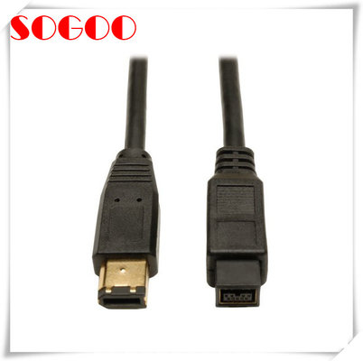 FireWire IEEE 1394 Cable / iLink 6 Pin to 4 Pin Male to Male DV Cable assembly