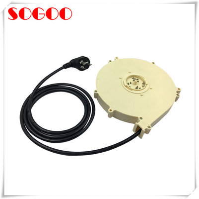 Slim 3 Core Retractable Power Cord Assembly Extremely Compact OEM / ODM Available