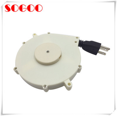 Reliable Retractable AC Power Extension Cord With EU Plug 1 Year Warranty