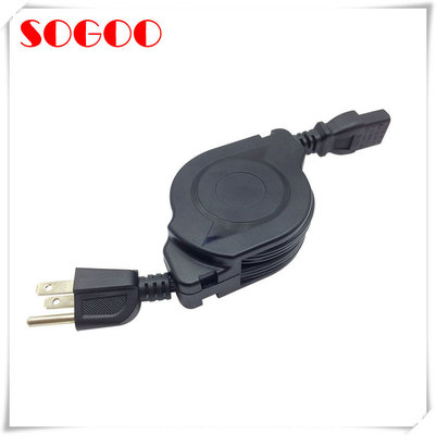 12v 220v  240v Retractable Power Cord  Assembly For Both DC /AC