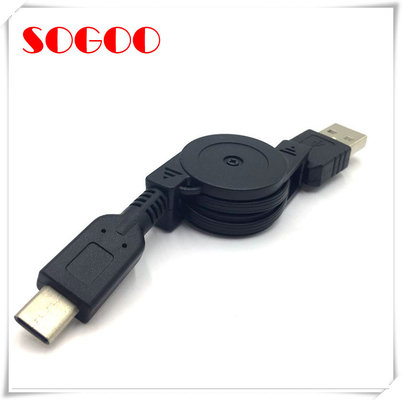 OEM Available Retractable Cable Charger , Data 8 Pin USB Charger For IPhone