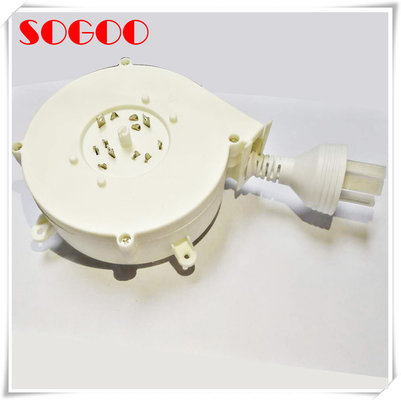 Auto Rewinding Retractable Power Cable For Electric Motors Wire Cords Retractor