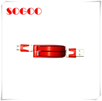 OEM Available Retractable Cable Charger , Data 8 Pin USB Charger For IPhone