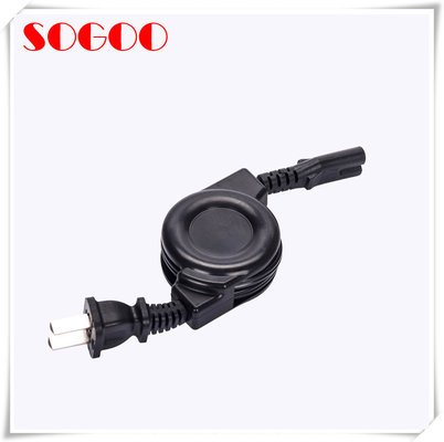 Anti Fire Plastic Retractable Power Cord , 220v Retractable Cord Assembly