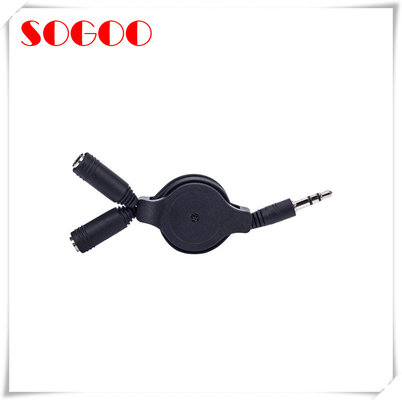 Lightweight Retractable Cable Assembly Customized Length With BNC Connector
