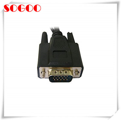 RS232 Custom Cable Assemblies D-USB DB15 Male To DB9 Female Cable RoHS Approved