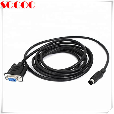 9 Pin DB9 Female To Mini Din 8 Pin Adapter Cable Assembly 1 Year Warranty