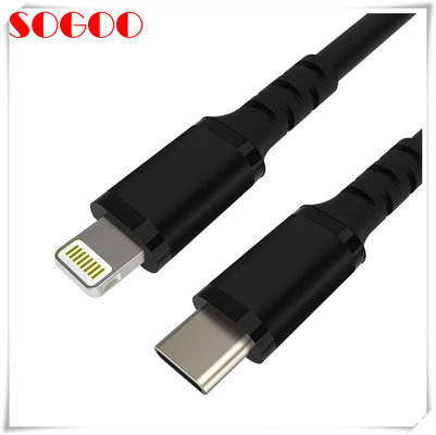 Quick Charging Custom Lightning Cable Type C To C94 Connector For Apple IPhone MAC