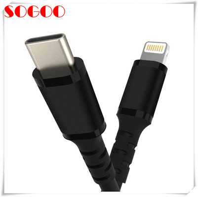 Quick Charging Custom Lightning Cable Type C To C94 Connector For Apple IPhone MAC