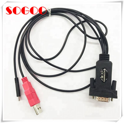 Micro USB To RS232 DB9 Serial Adapter , DB9 To DVI Adapter Customized Length