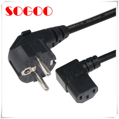 Kema Keur Eu Power Cable Assembly 250v 16a AC Cable For Computer Curling Iron Kettle