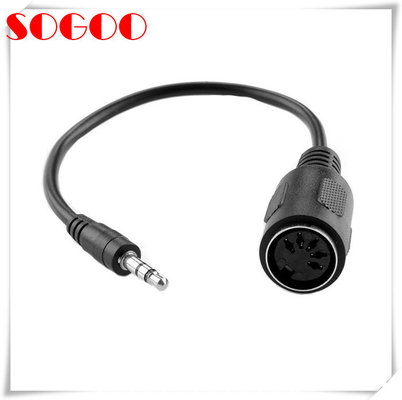 MIDI DIN Splitter Adapter Cable MIDI 5 Pin Male To Dual 2 X DIN 5 Female