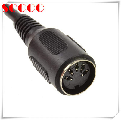 MIDI DIN Splitter Adapter Cable MIDI 5 Pin Male To Dual 2 X DIN 5 Female