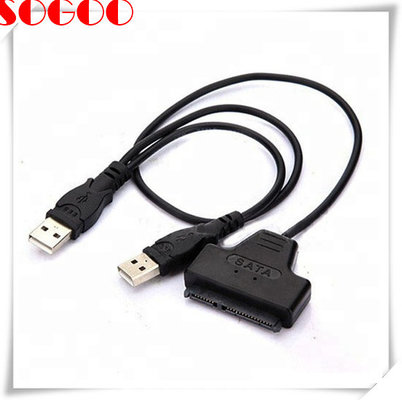 Custom USB to SATA cable assemblies  - USB 2.0 TO 22 pin sata Cable
