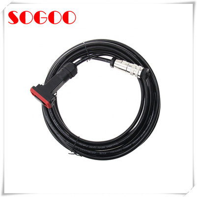 Black Waterproof Cable Assembly AISG To DB 9 pin Connector IP67 For RET