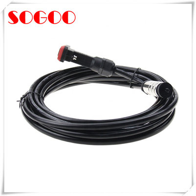 Black Waterproof Cable Assembly AISG To DB 9 pin Connector IP67 For RET