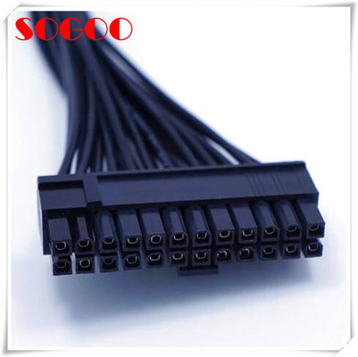 Internal PC PSU ATX 24 Pin Male To 24 Pin Female Motherboard Extension Cables