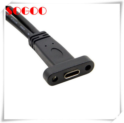 USB C Motherboard Cables Female USB C Type C To USB 3.0 20 Pin Cable Mounting Panel