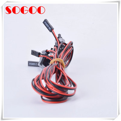 Red Motherboard PC Power Button Cable Adapter With Cord ON / OFF Connector