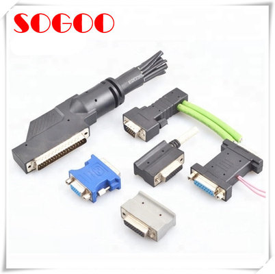 Automobile Micro D Cable Assembly With Micro D Sub Female To Male Connector