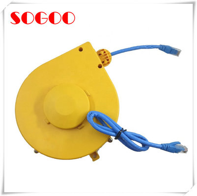 CAT6 Retractable Cable Reel Assembly Length Customized For Data Network