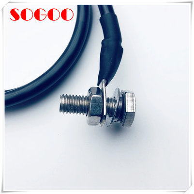 Tower Installation RF Cable Grounding Kit 0.6 - 1m Length For Coax Cable