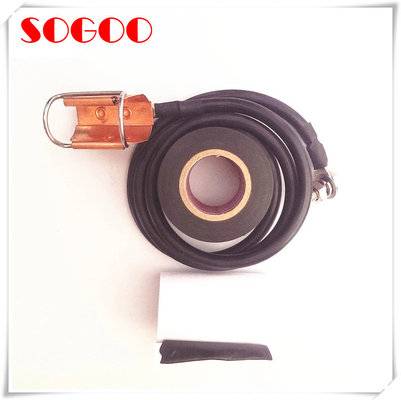 Tower Installation RF Cable Grounding Kit 0.6 - 1m Length For Coax Cable