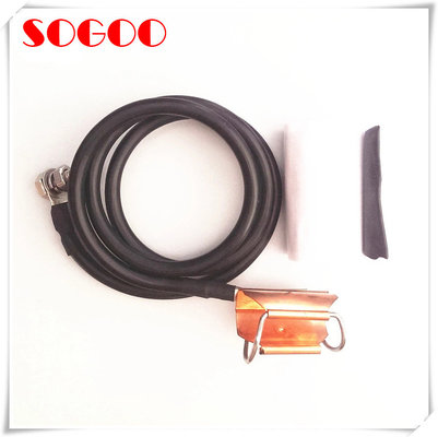 Tower Installation RF Cable Grounding Kit 0.6 - 1m Length For Coax Cable